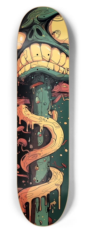 Shovel head monster 7-5/8 Skateboard Deck by CoBo SK8