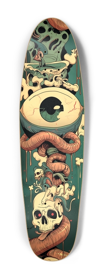 Alien totem Cruiser Shape by CoBo SK8