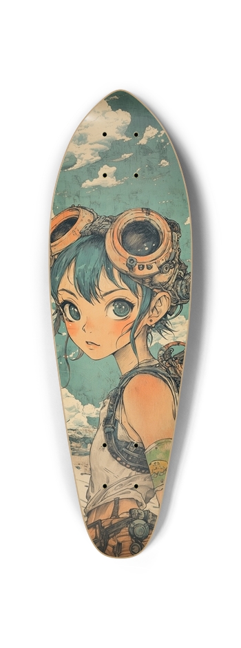 Vintage trooper girl Mini Cruiser by CoBo SK8
