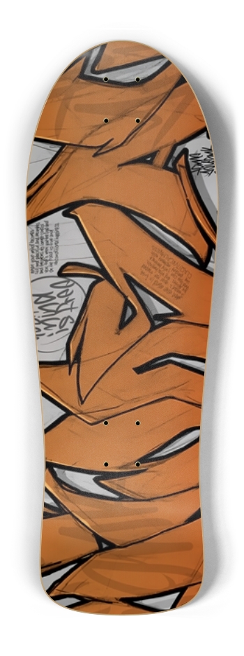 Rhinorange Old School Shape by rhinosaur.boards