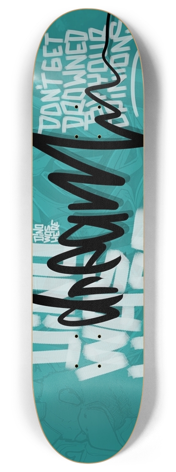 dreeem 8 Inch Skateboard Deck by rhinosaur.boards